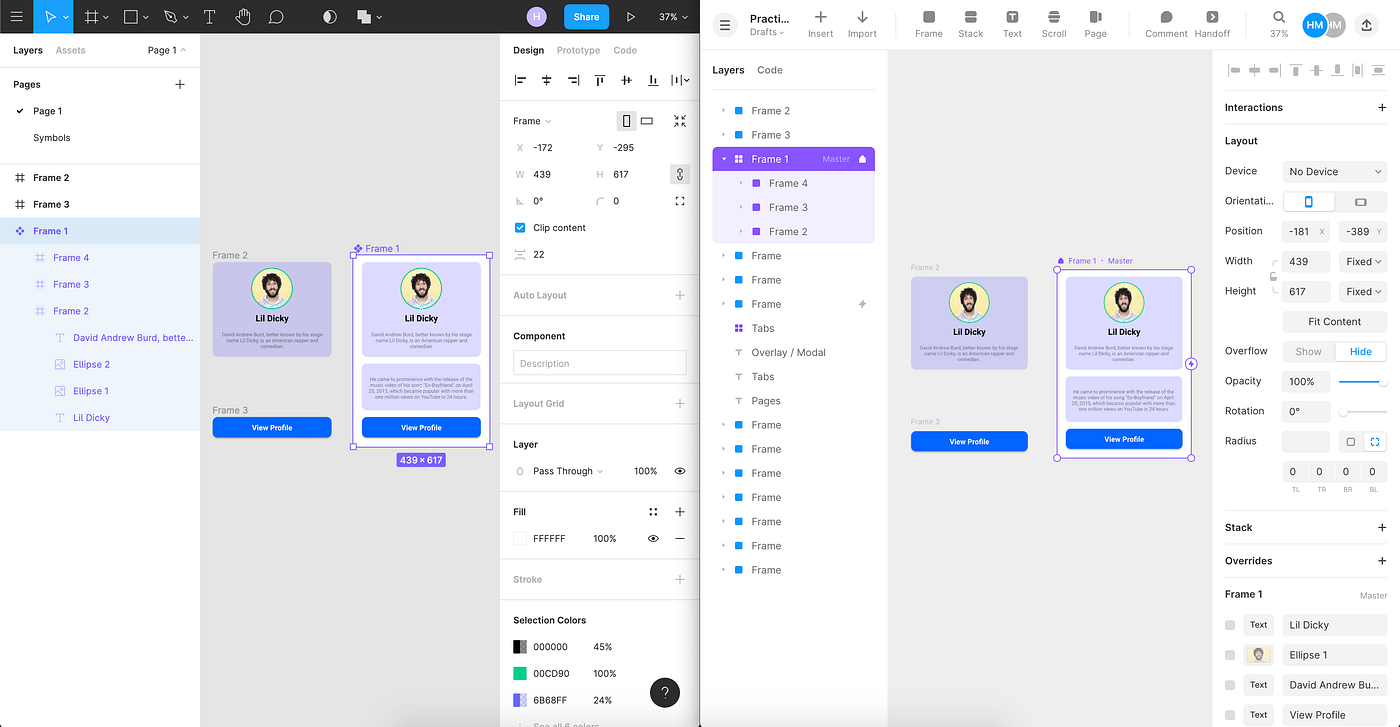 [2020] Figma vs Framer web. Differences & Which to Choose | by UX Lord | Medium