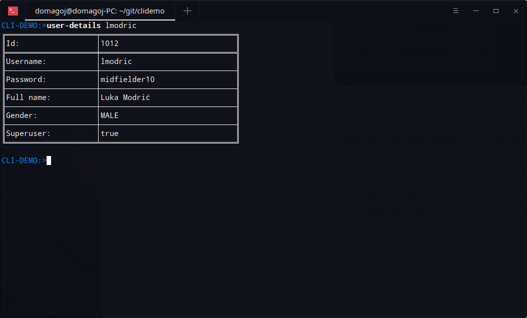 Part 4: Developing CLI application with Spring Shell | by Domagoj ...