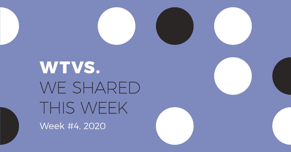 WTVS. We Shared This Week: #4. We share a pretty serious amount of ...
