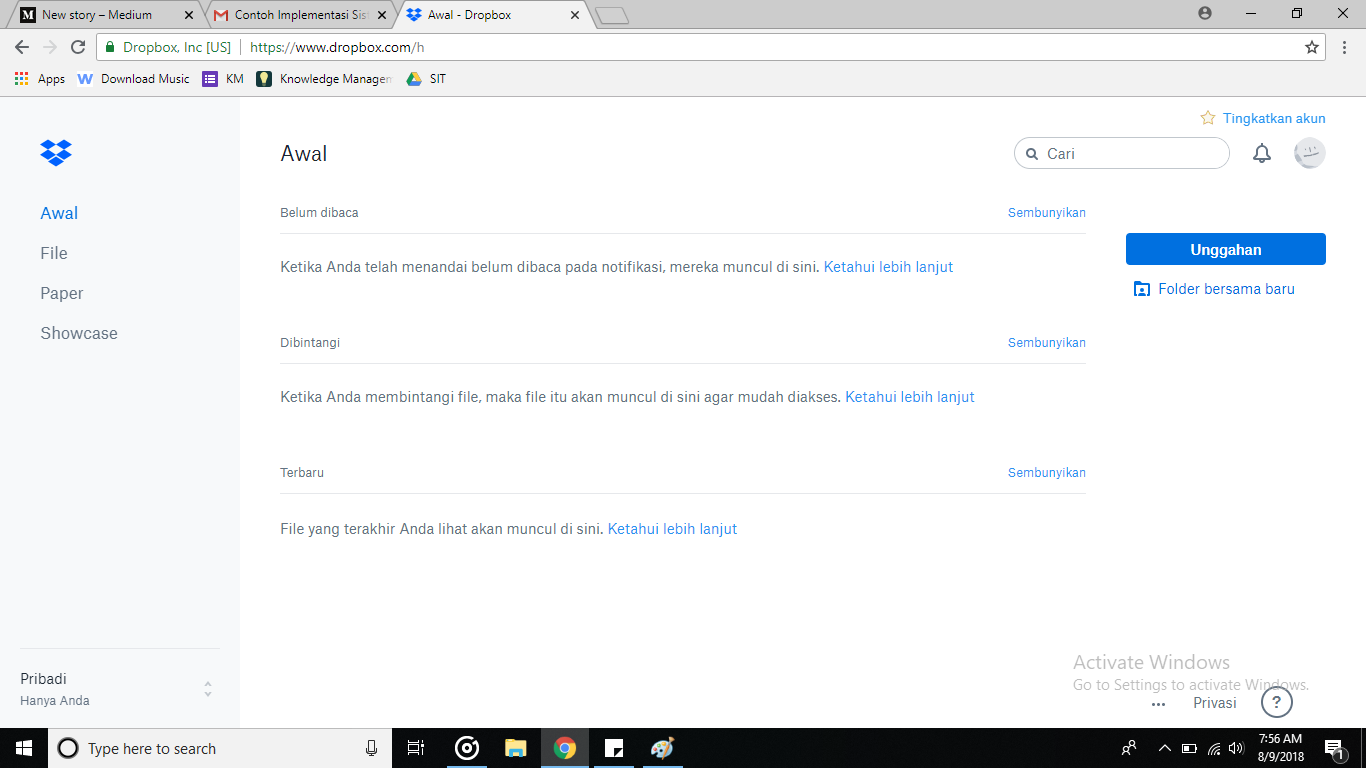 Aplikasi Sistem Informasi Terdistribusi (Dropbox: Apple inc) | by Wafaa ...