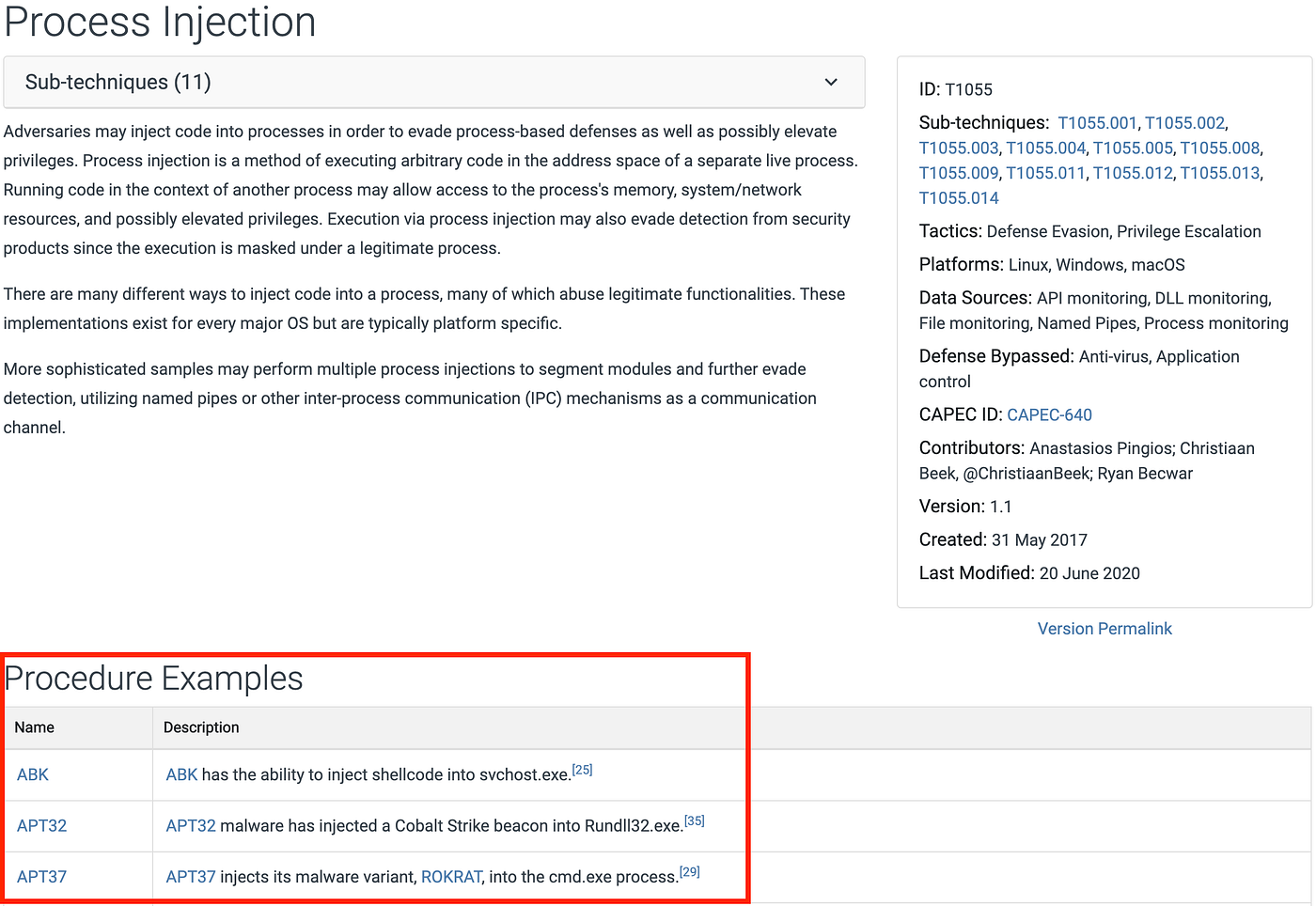 “ATT&CK with Sub-Techniques” is Now Just ATT&CK | by Adam Pennington ...