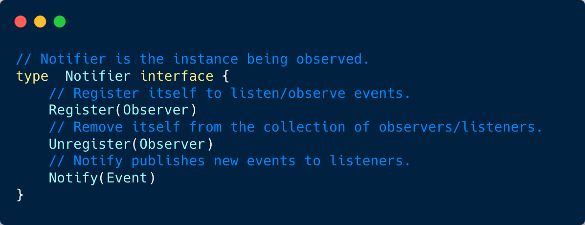How to Implement Observer Pattern in Go | by Pavel Fokin | Mindware ...