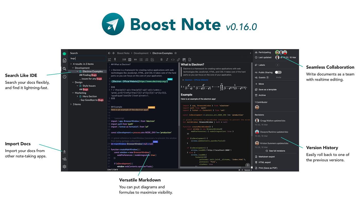 What’s new in Boost Note in April: Speed Improvement, UI/UX Renewal ...