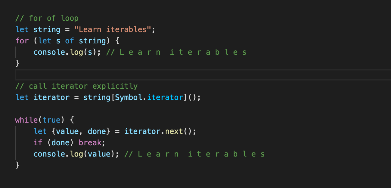 Javascript basics: Iterables and Generators | by Swati Sucharita | Oct, 2021 | Medium