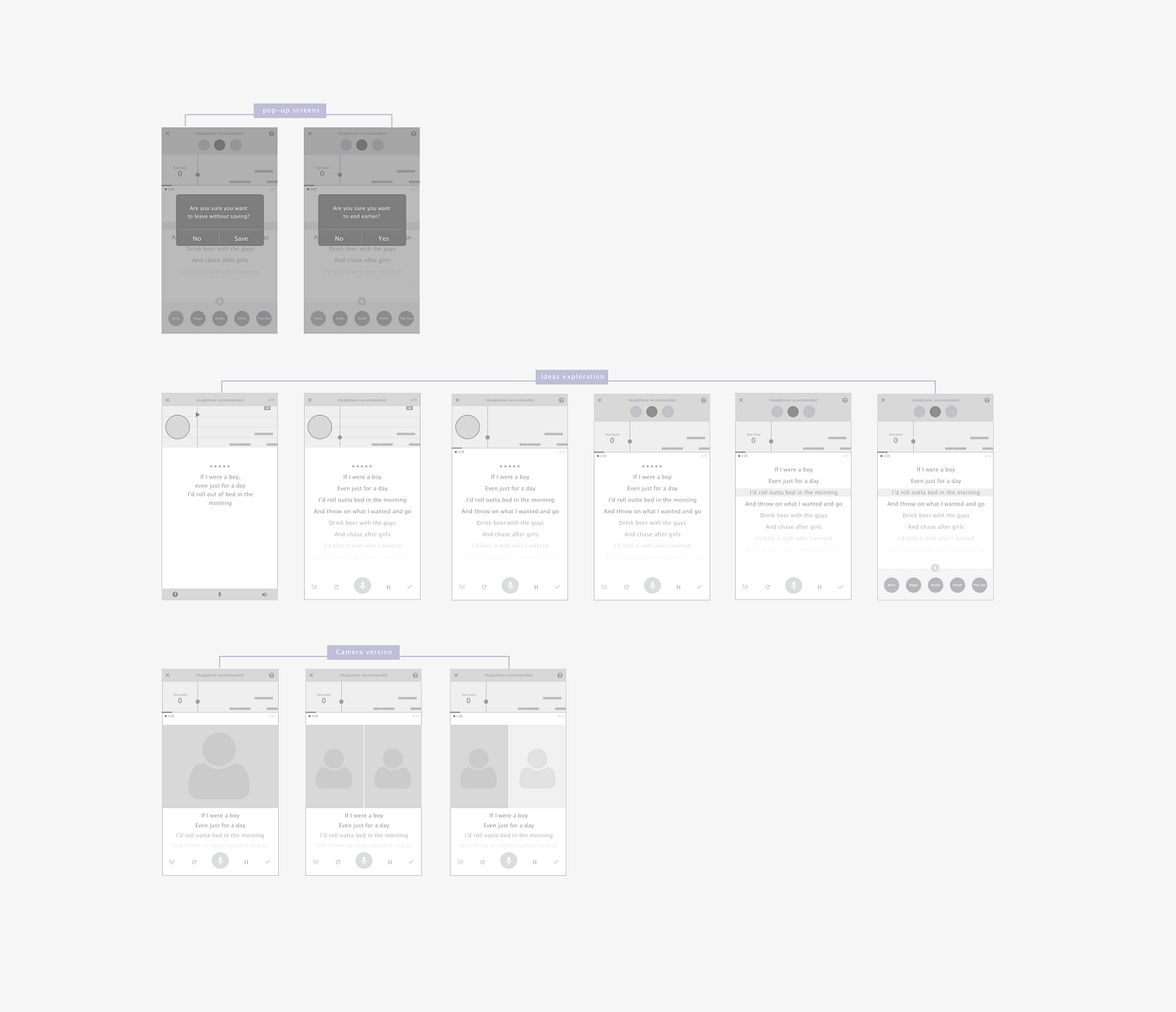 Smule App — Singing Experience Redesign | by Karlie Cheang | Medium