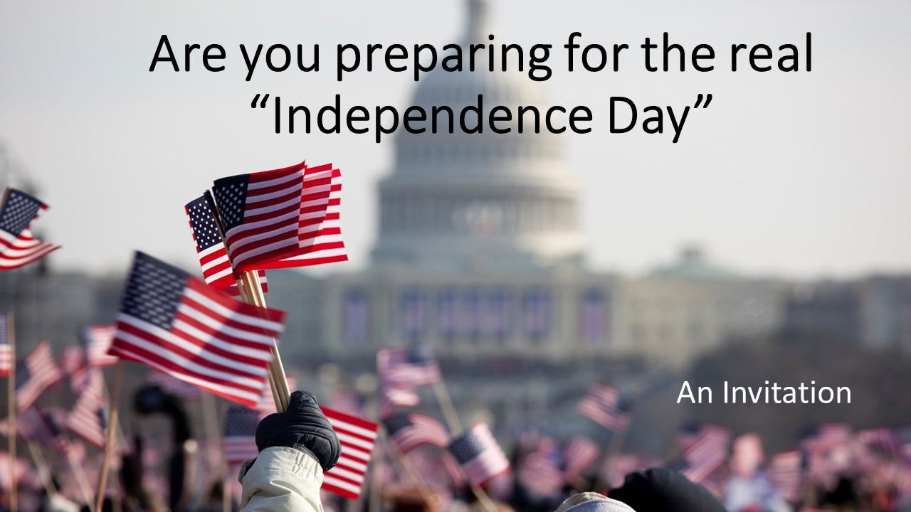 Are you preparing for the real “Independence Day?” | by Bob Eckert | Medium