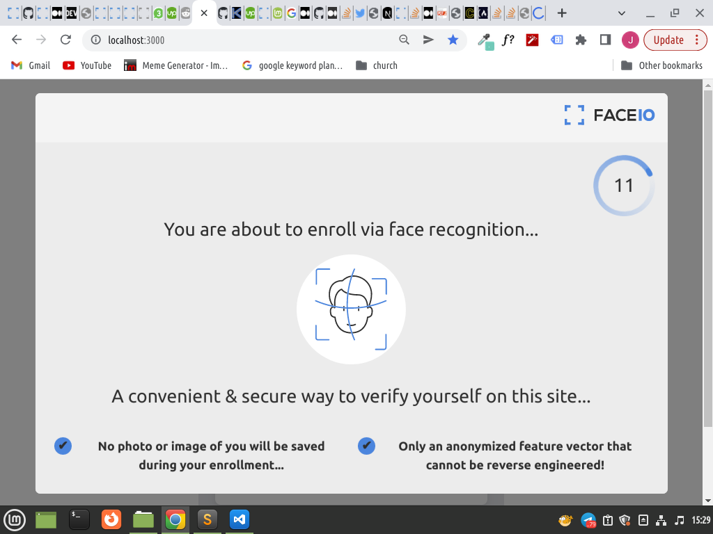 Authenticate Your Users Using Facial Recognition With Faceio Nextjs And Tailwind Css Hackernoon