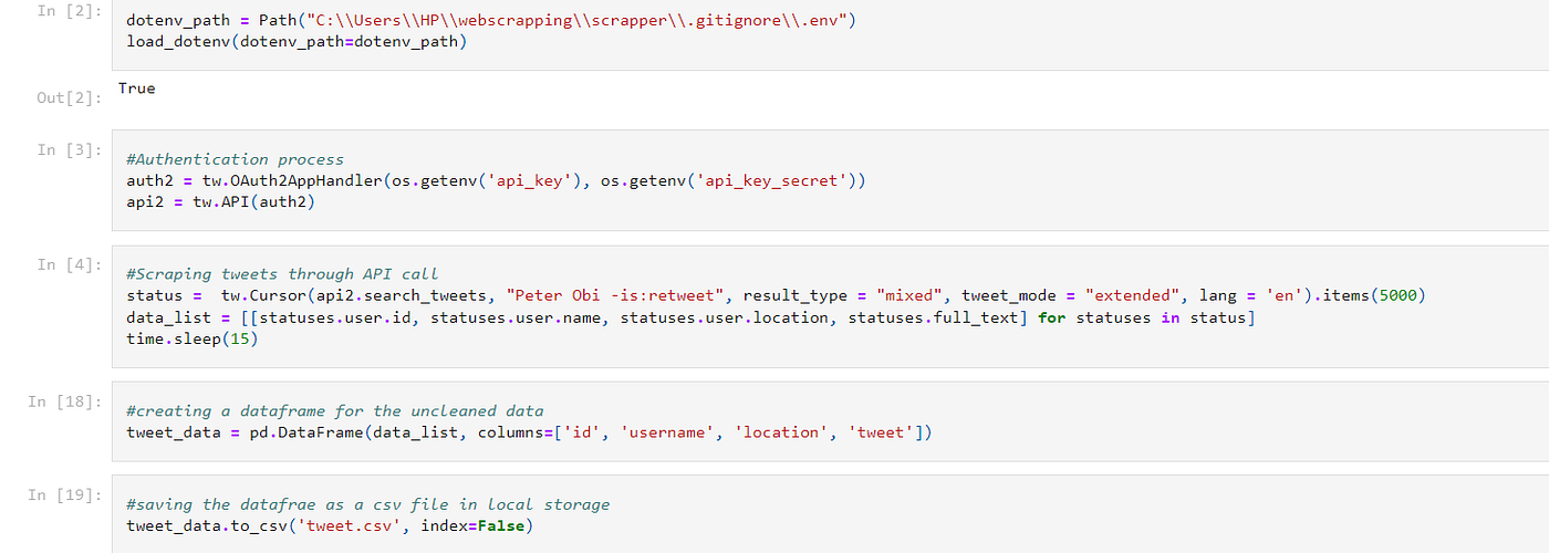 Twitter API Scraping using Tweepy and Sentiment Analysis. | by ...