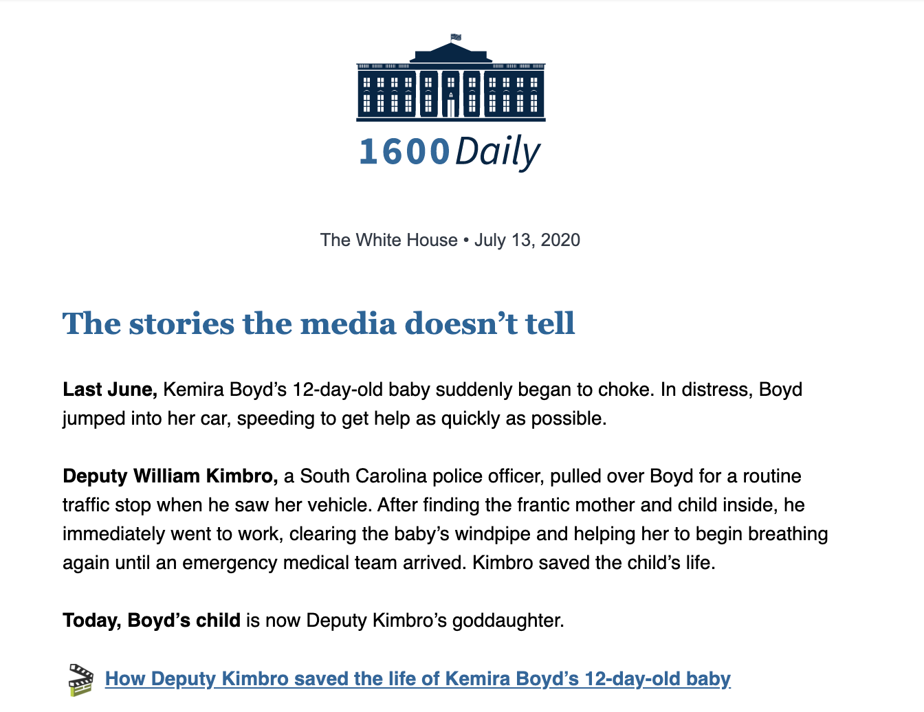 Breaking down the White House newsletter: Insights from a conversion ...