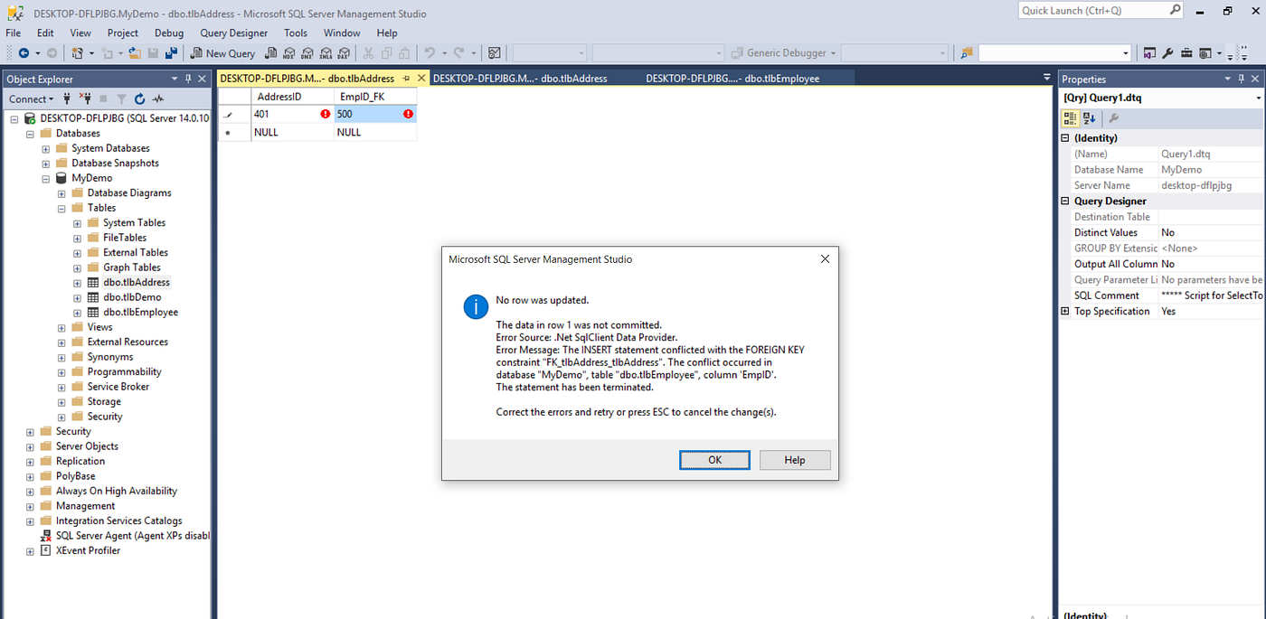 Database Integrity and Referential Integrity in SQL(PART III) | by ...