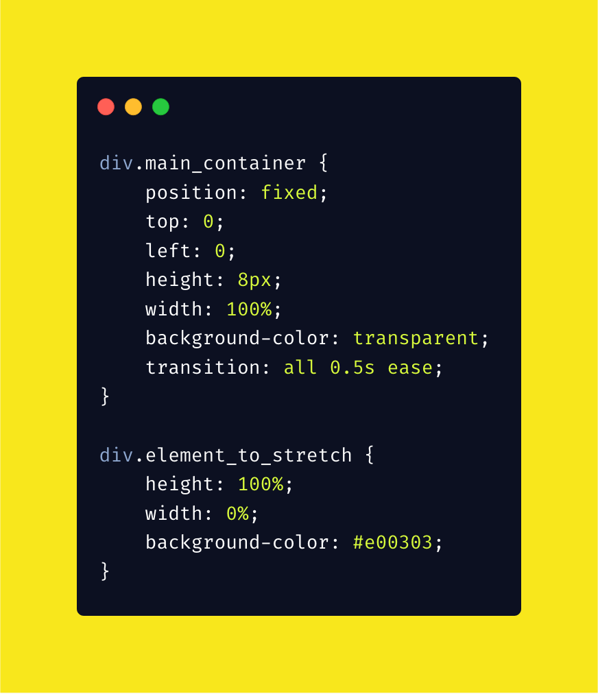 Build a progress bar on Scroll in vanilla JavaScript | by Ephrey Ilunga ...