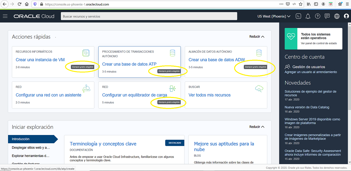 Oracle Cloud. Servicios Gratuitos. | by Isaac Ruiz Guerra | Medium