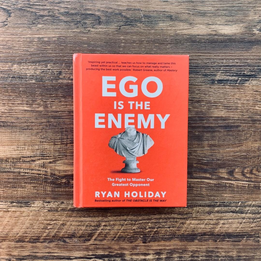 Book recommendation: Ego Is The Enemy | Growth Lifestyle