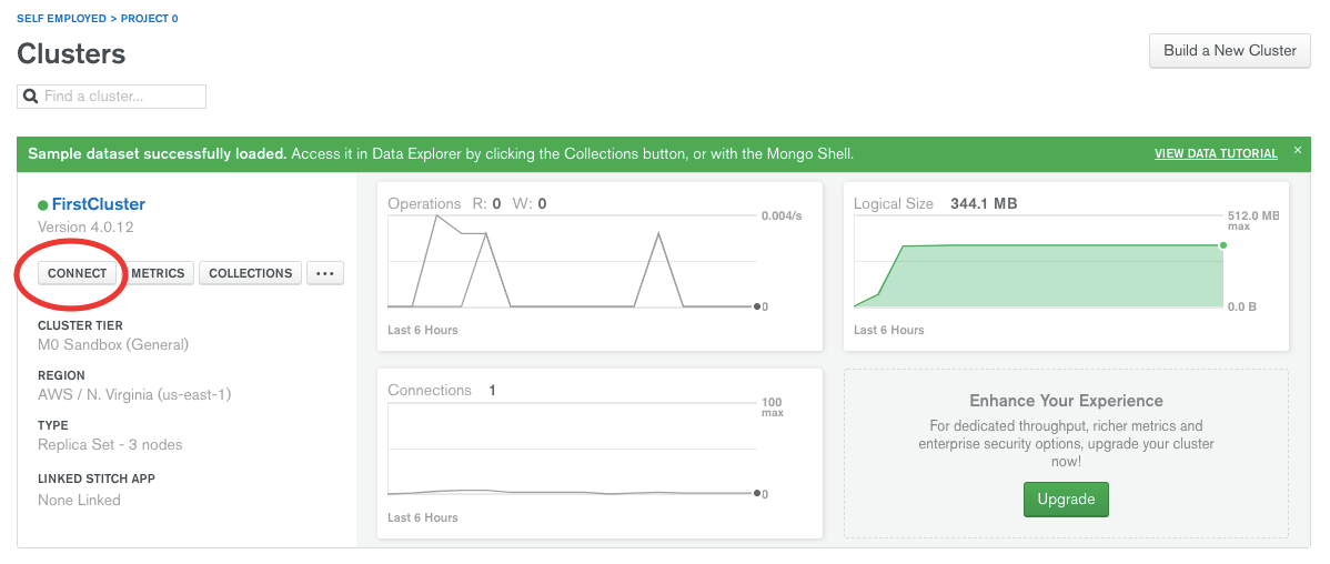 Creating a MongoDB Cluster and inserting a document with Python | by ...