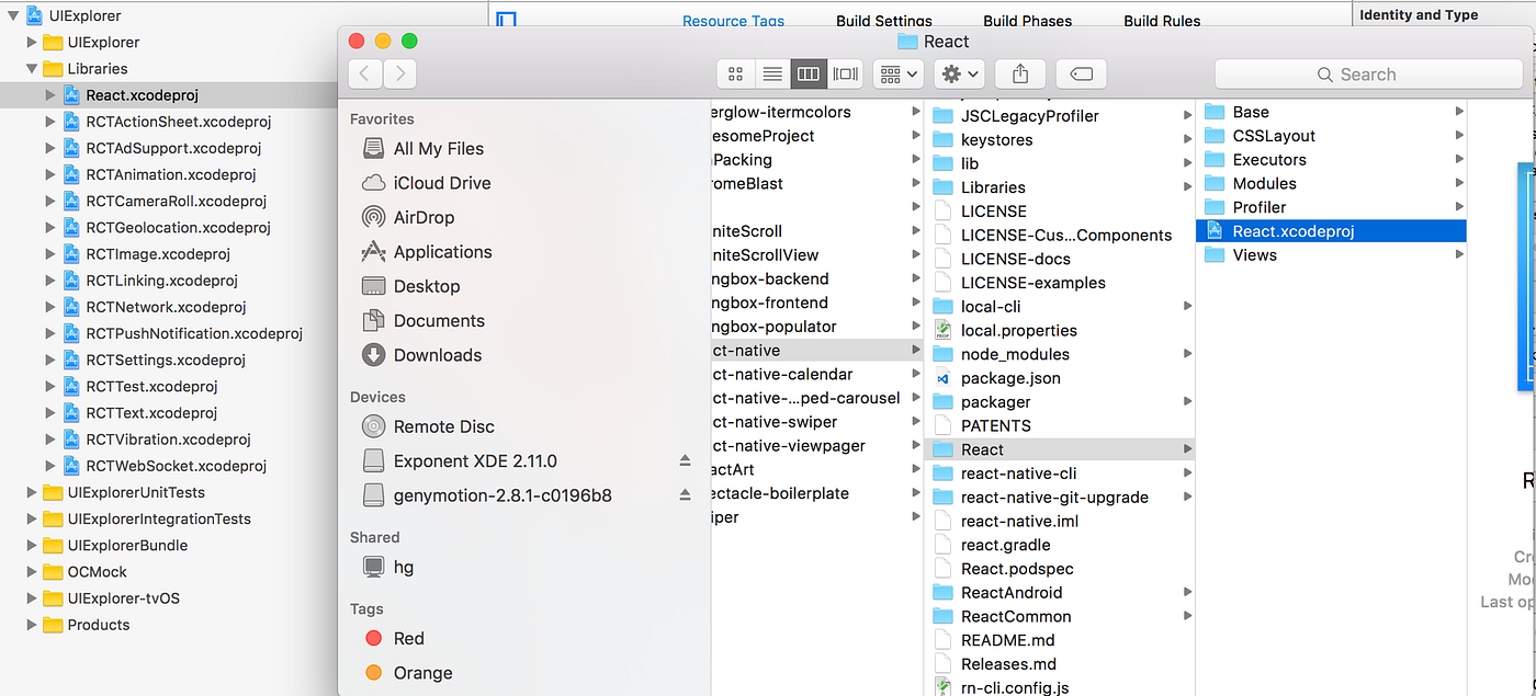 Adding React Native To Existing Ios Project Without Cocoapods By Josh Hargreaves Medium