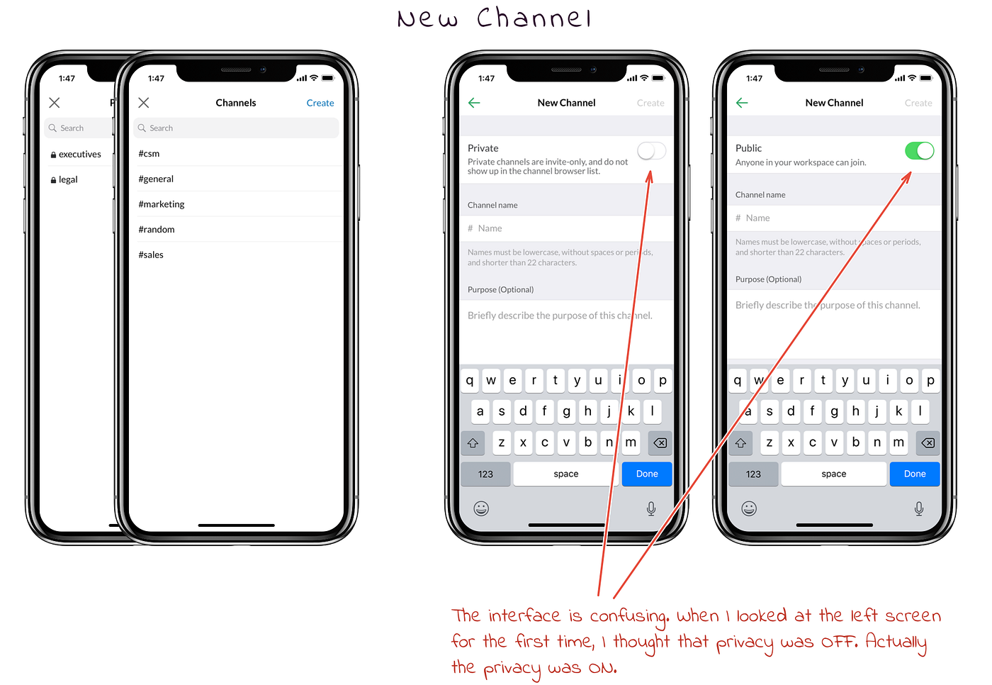 Slack iPhone Redesign Concept. Current Slack UX pain points and how I ...
