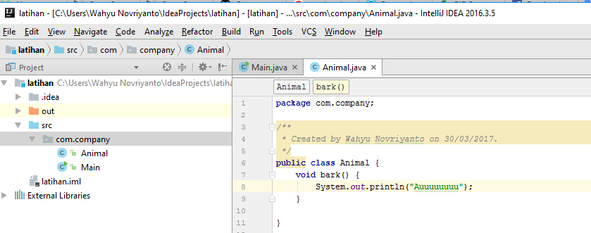 Mengenal Class pada Java Programming | by Wahyu Novriyanto | Medium
