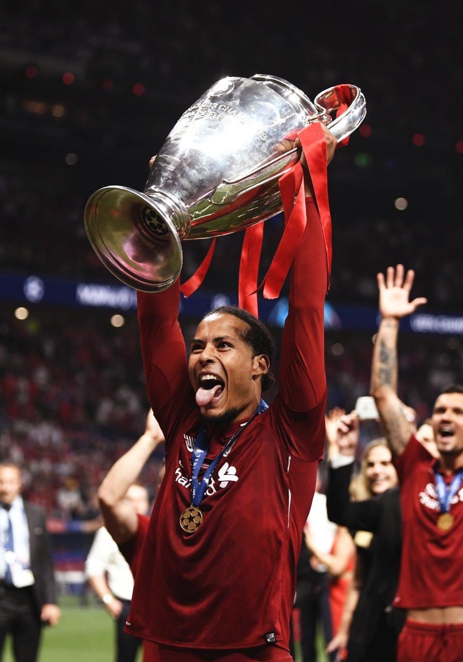 Virgil van Dijk for Ballon d’Or?. Virgirl van Dijk holding the ...
