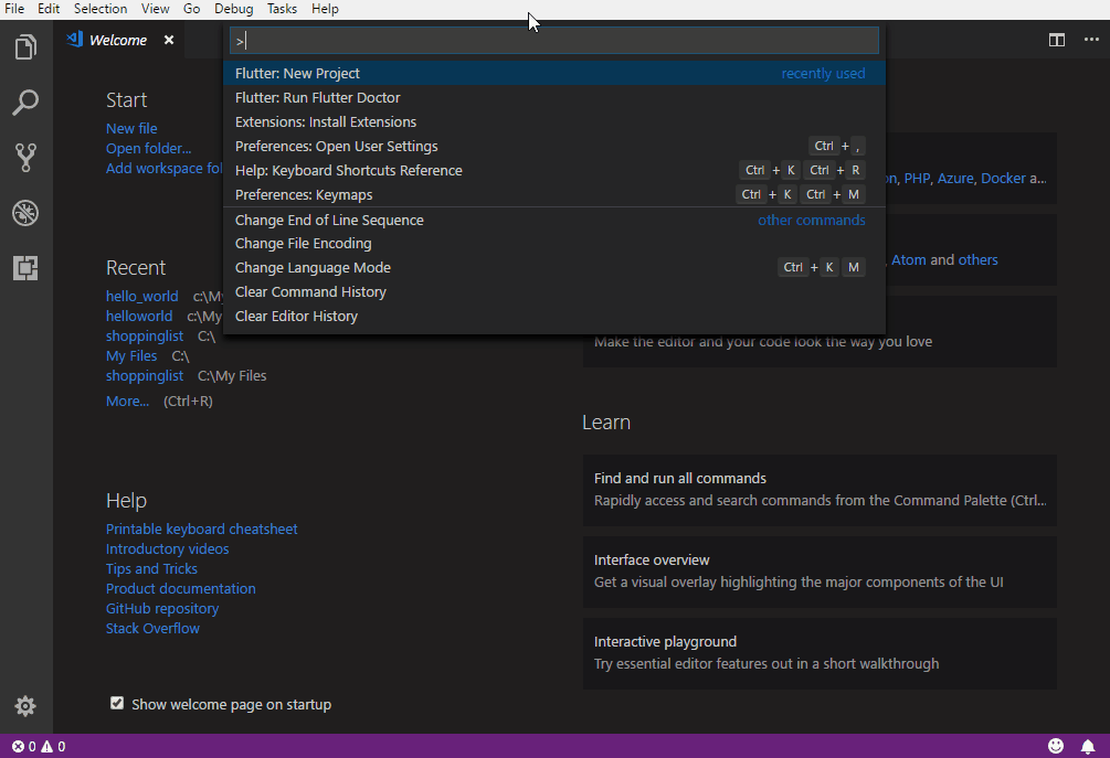Quick-start Flutter on Windows. Ready for a Hot Reload? | by Vaibhav ...