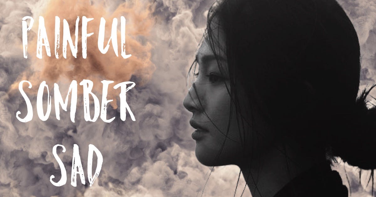 Painful, Somber, and Sad. As I touch my side and see the… | by She Has ...