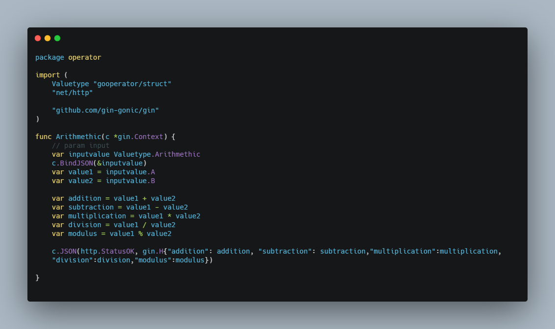 Golang Using Operator On Gin Golang By Amiruddin Saddam Learning About Golang Medium