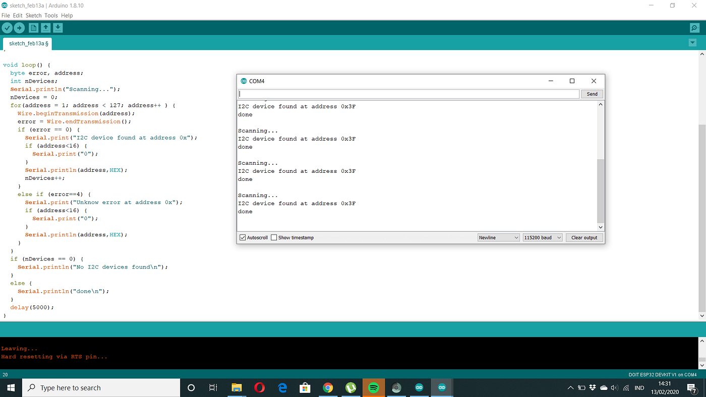ESP32: I2C LCD Using ESP32 on Arduino IDE | by Widad Istiqomah | Medium