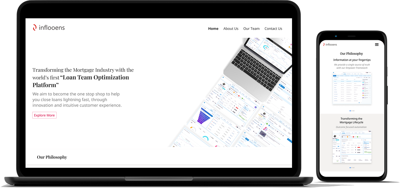 Inflooens Website Design — A case study | by Aishwarya Naik | Medium