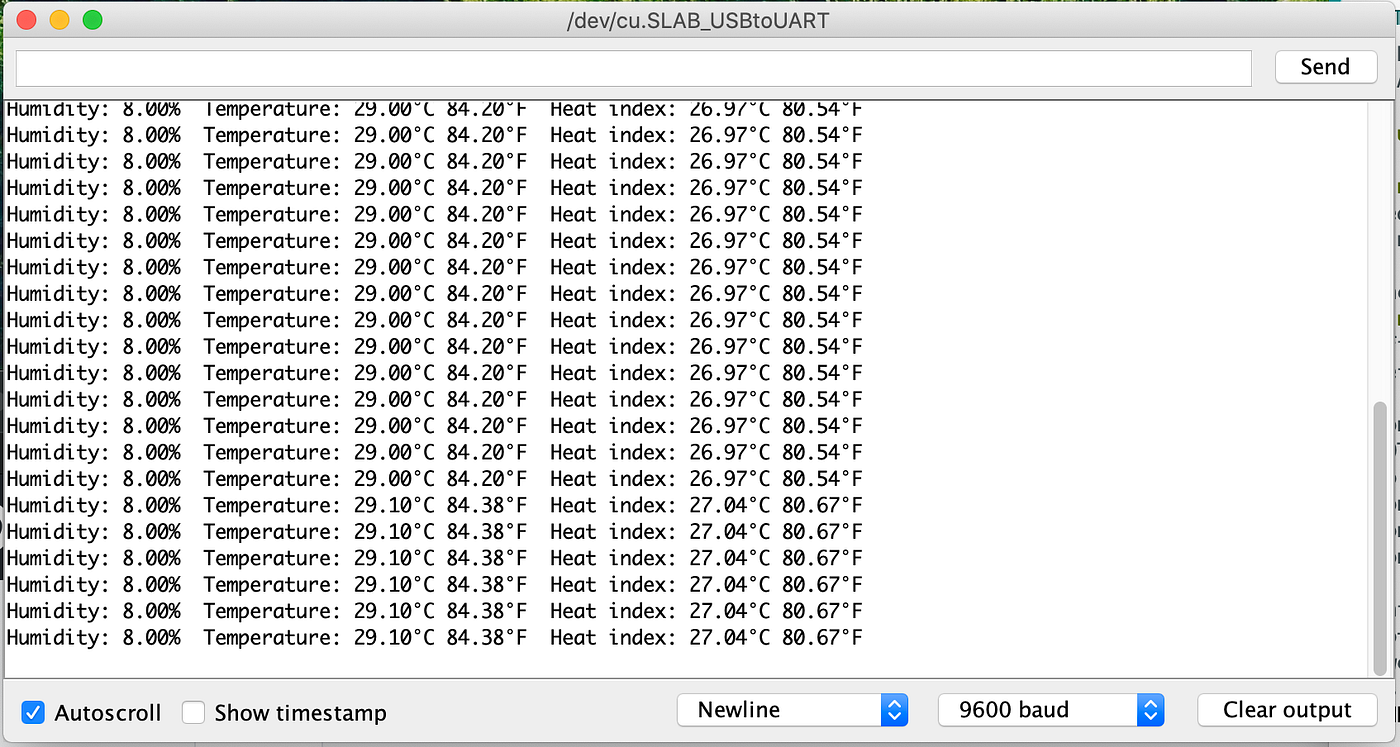 Temperature and Humidity Sensors Using DHT11 on ESP32 | by Xavier ...