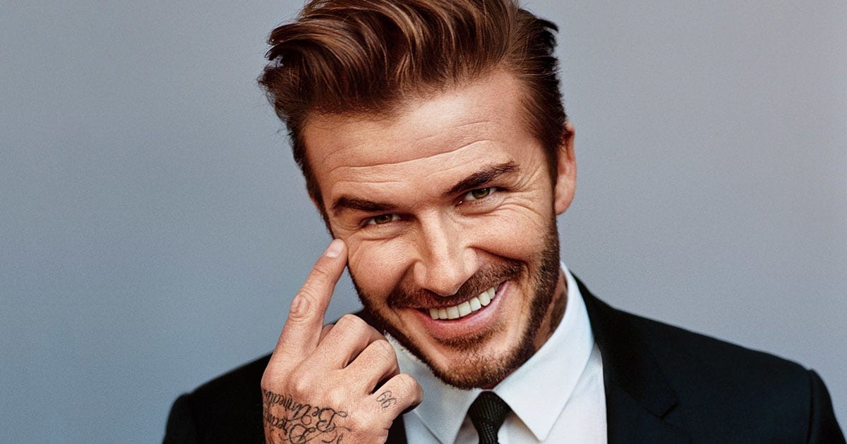 El Rey metrosexual David Beckham. David Beckham, un ex jugador talentoso… | by Brandon Espinoza ...