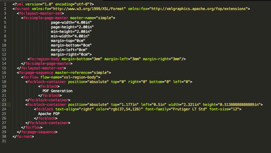 Apache FOP. PDF Generation | by Chris Cartlidge | Dot Develop | Medium