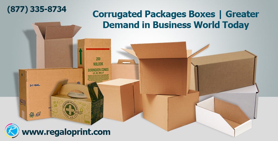 Customized Corrugated Packages Boxes | Greater Demand in Business World ...