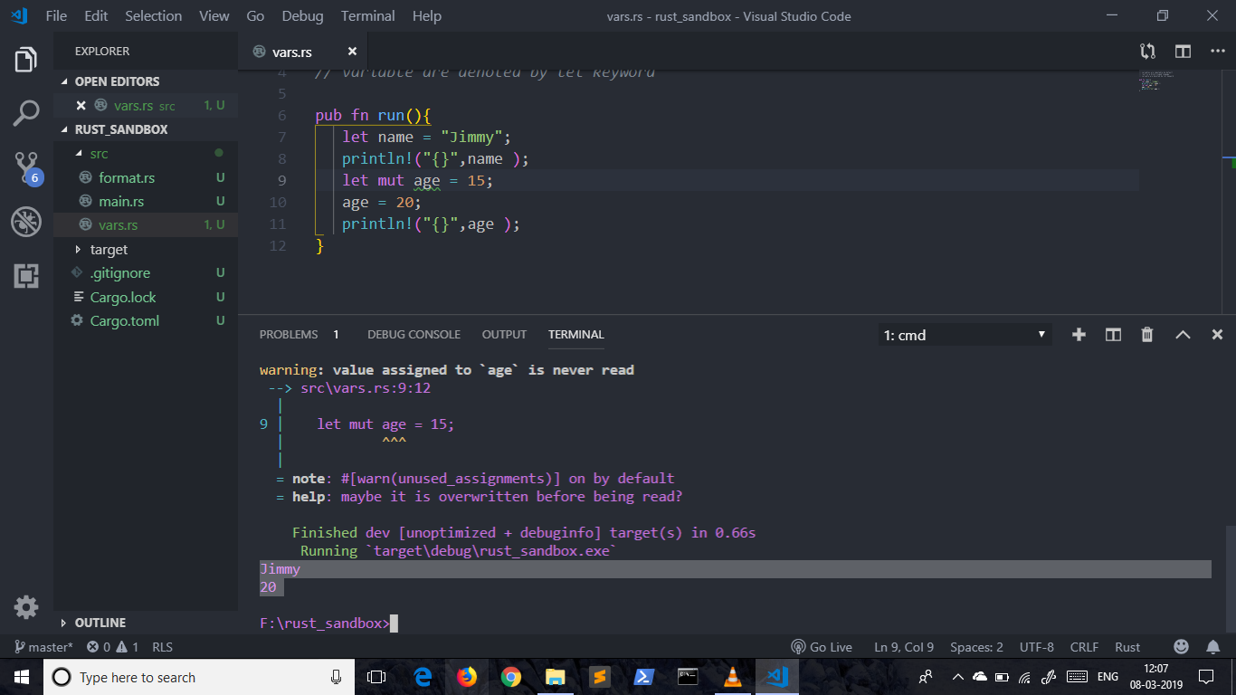 Variables and Types in Rust. This is the fourth part of my “rust”… | by ...