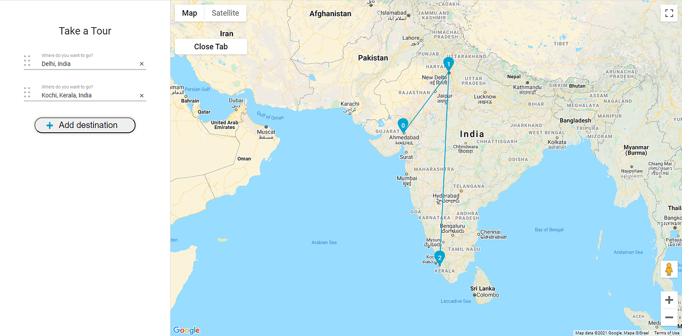 Google Map Integration with Polylines in Angular App | by Karan Bhatt | Bitontree | Medium