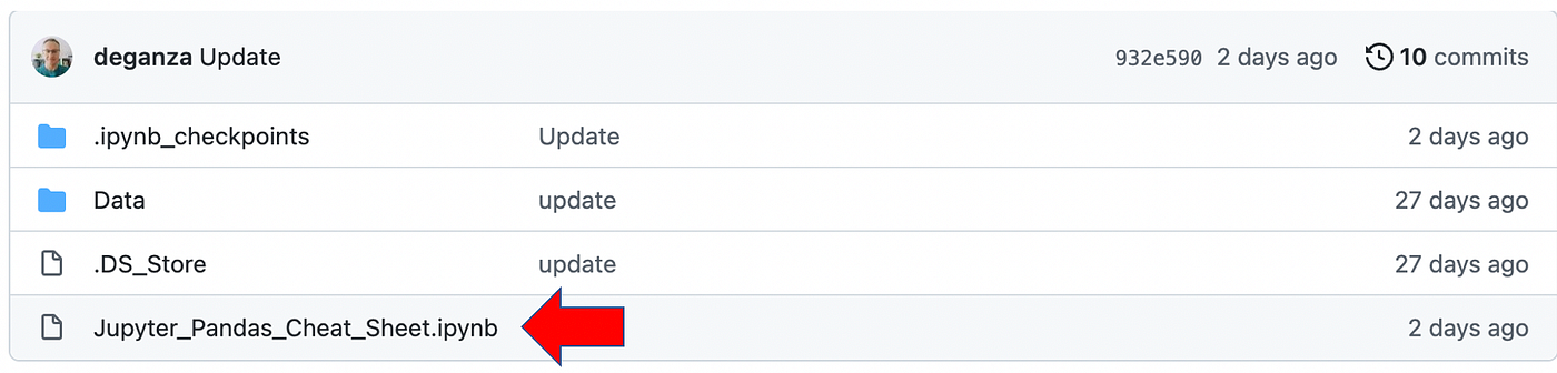 A Data Engineer’s Cheat Sheet on Pandas and Jupyter-Notebooks | by Dennis Ganzaroli | Geek ...
