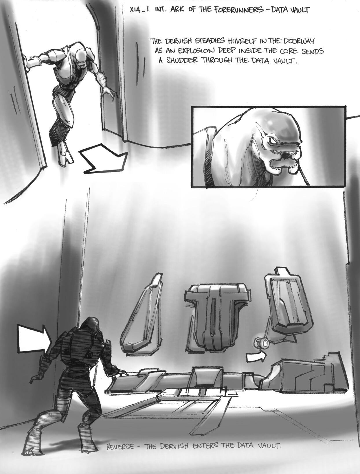 The Ending of Halo 2 Revealed. Storyboard artist Lee Wilson has given ...