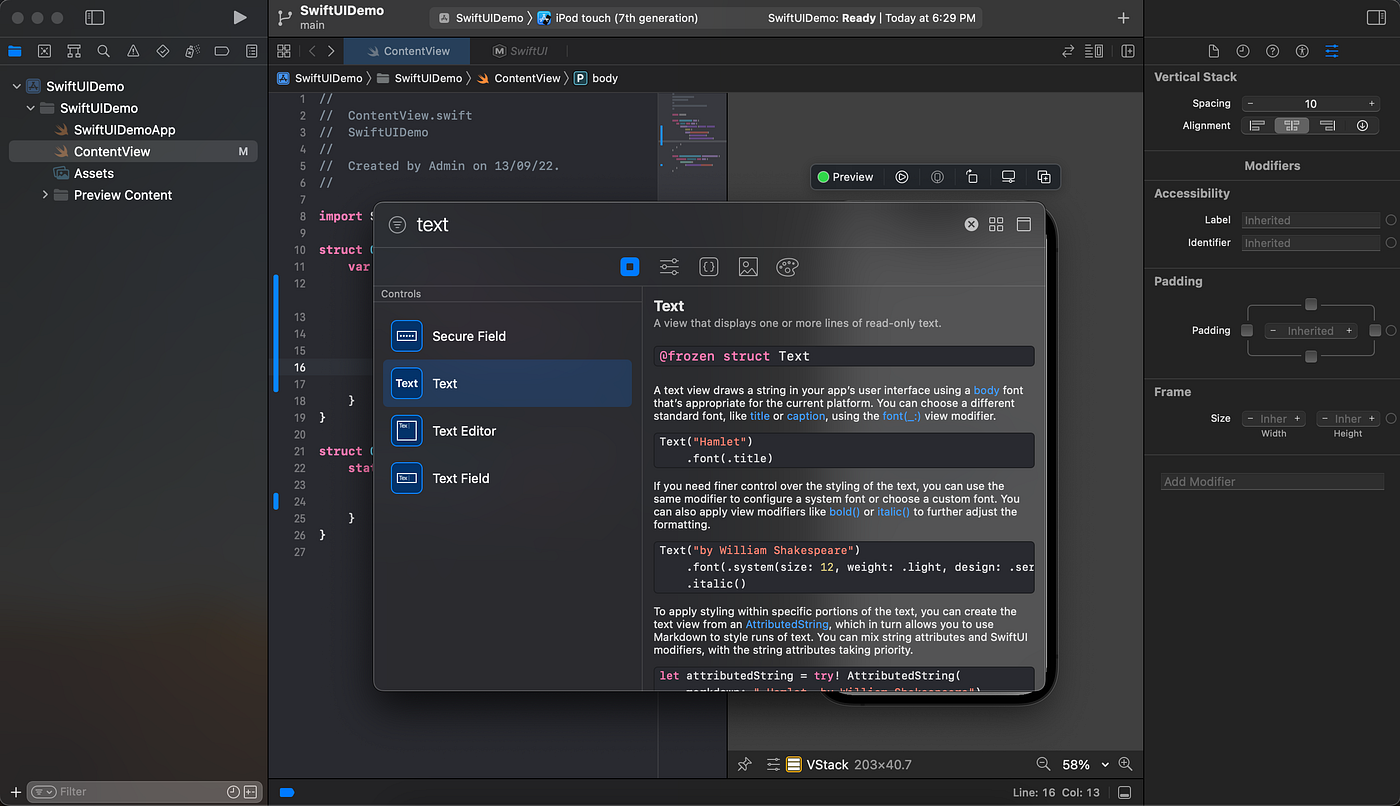 Getting started with the SwiftUI. Hello everyone! I am back with another… | by Naman Mittal ...