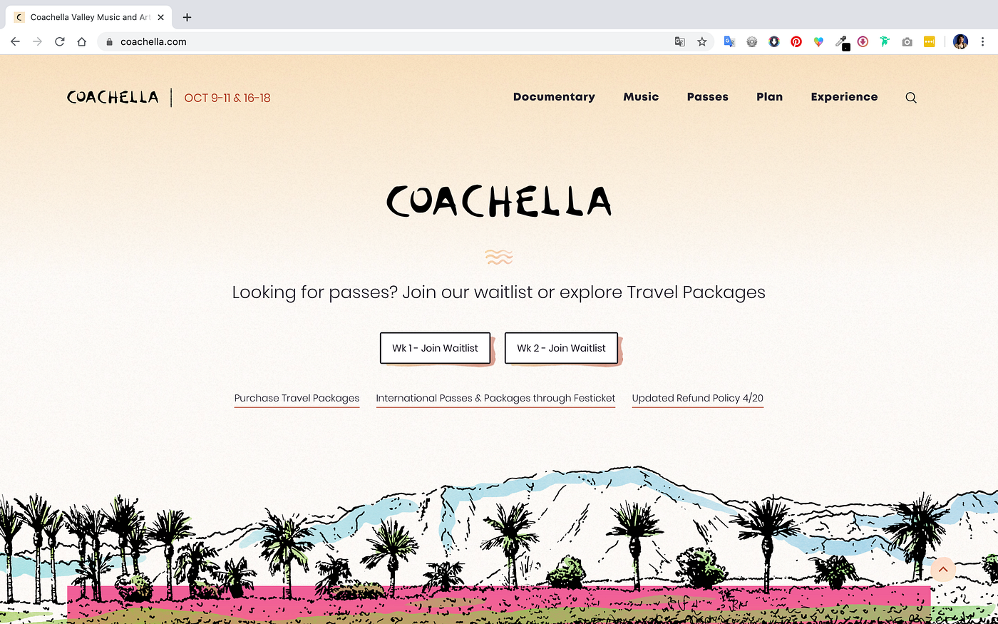 [UX/UI] Criando um site responsivo para o Festival Coachella | by Nina ...