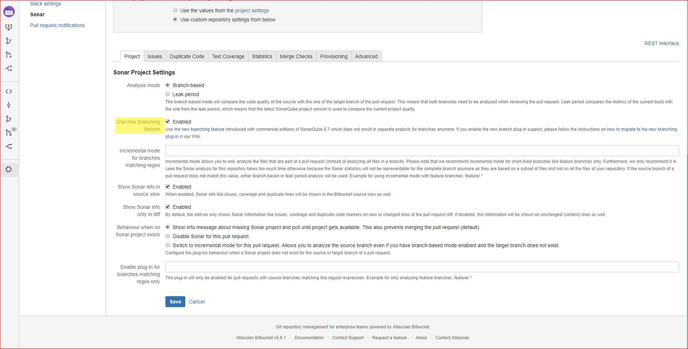 Pipeline For Static Code Analysis Using Jenkins Sonarqube Bitbucket Server By Niyaz