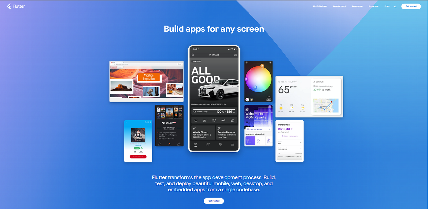 Walkthrough of Flutter’s new website | by Om Londhe | Medium
