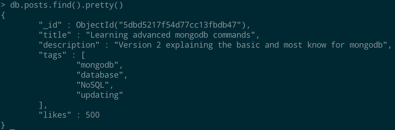MongoDB 16 most important commands to start using this NoSQL database ...