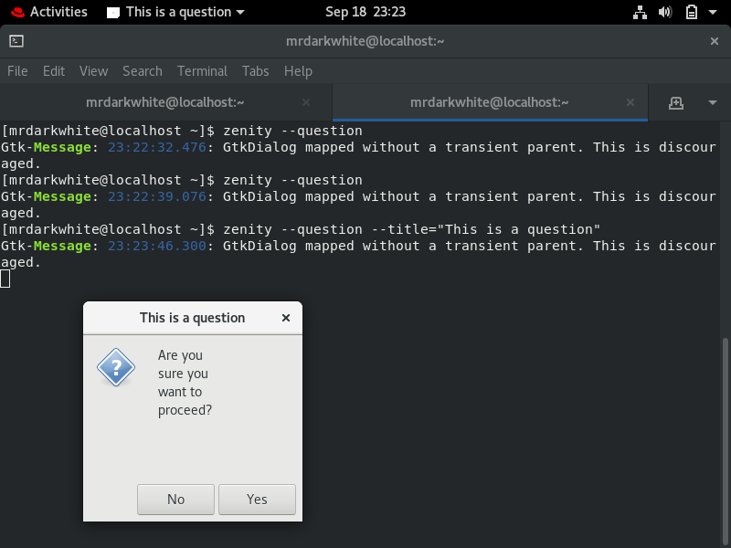 Introduction to Zenity Tool. What is Zenity | How to use zenity tool… | by Adil Ansari | Sep ...