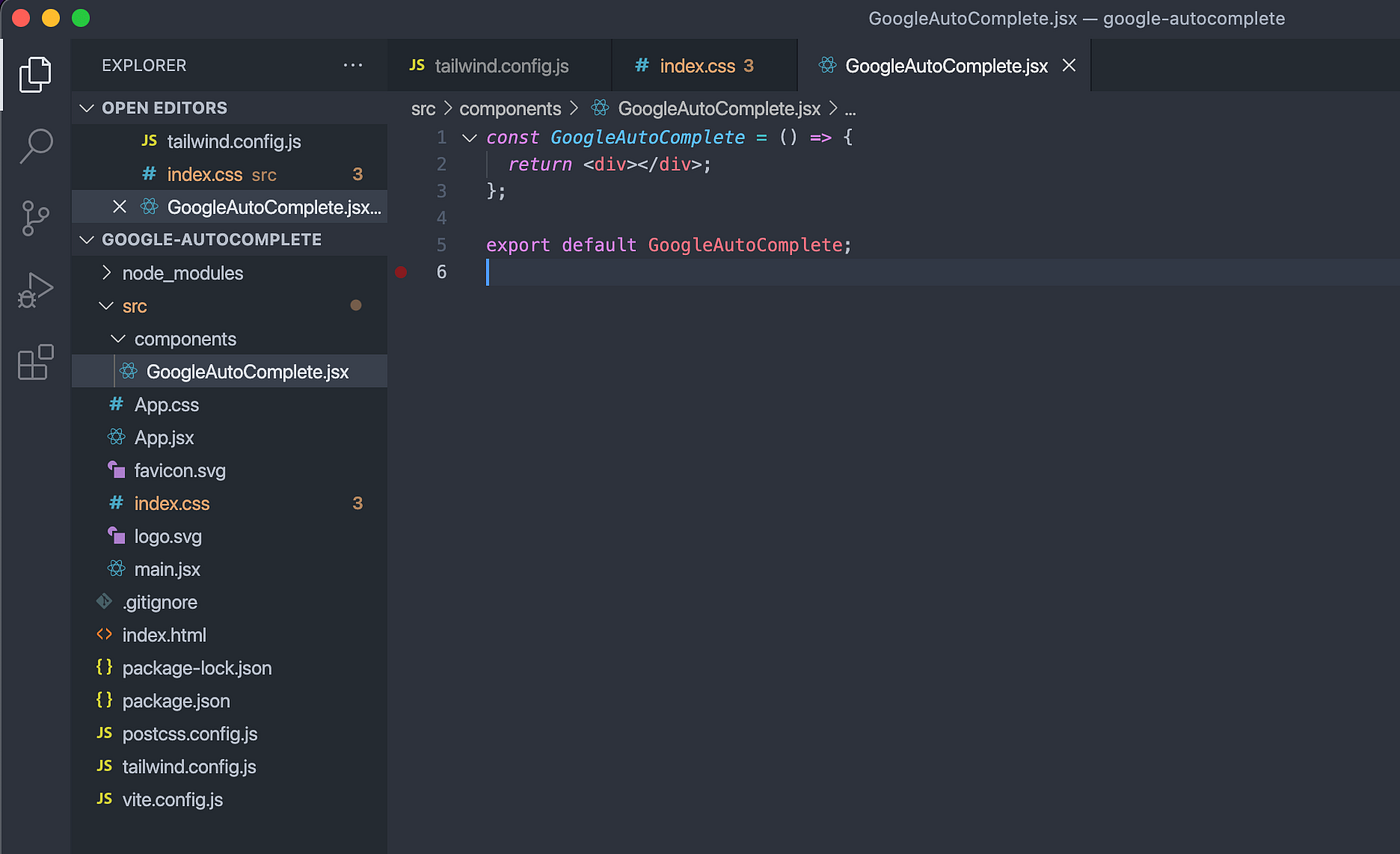 Create a Google AutoComplete Component with React & Tailwind | by ...