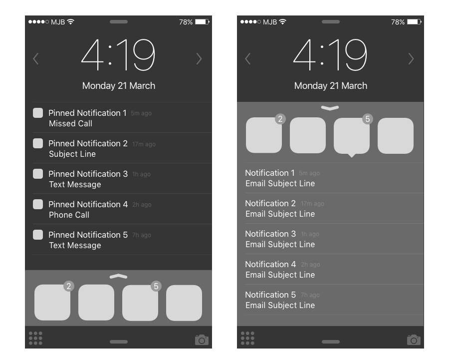 Case Study: A Better Lock Screen. My Intro to Digital Product Design ...