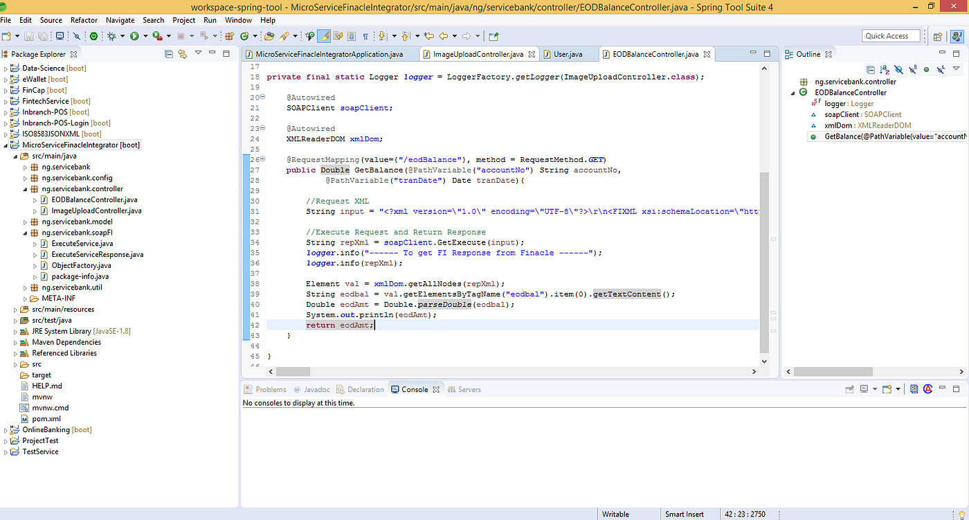 Implementation of Microservice on Finacle Integrator using Spring Boot ...