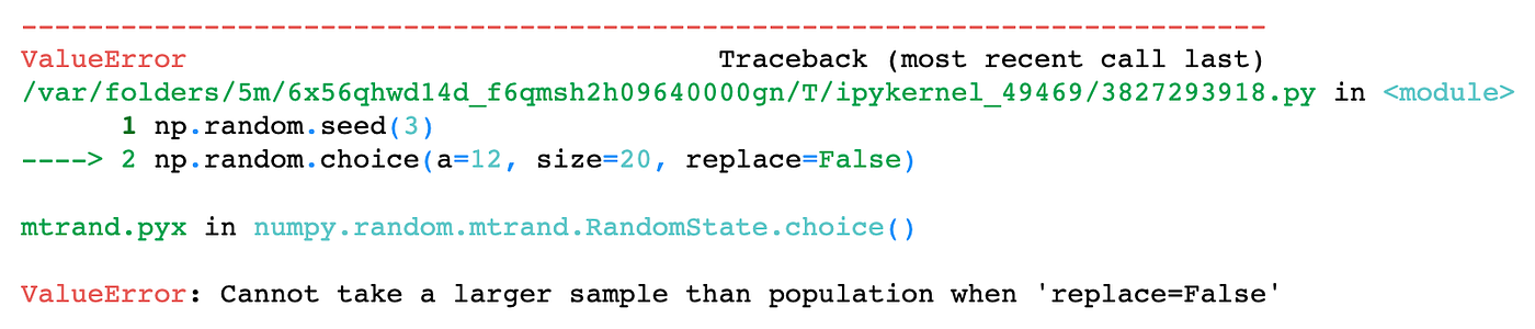 Understanding Sampling With and Without Replacement (Python) | by Michael Galarnyk | Towards ...