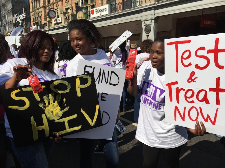 AIDS Activism! Thousands of Protestors in Durban Demand Treatment for ...