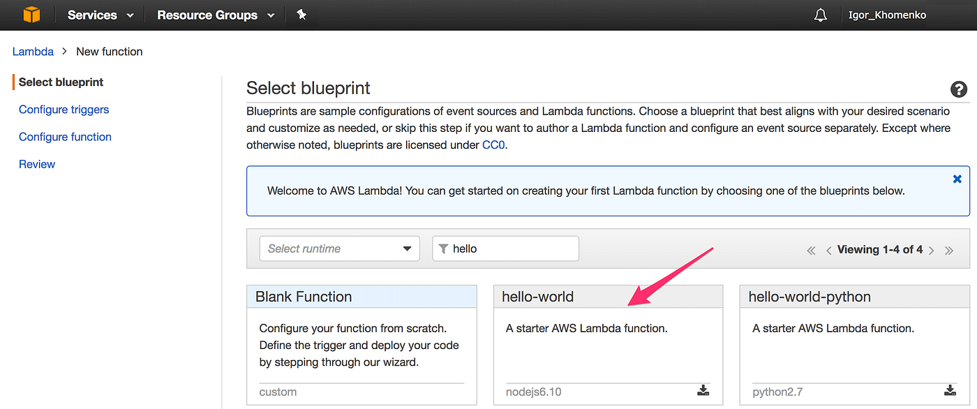 Run Node.js Facebook Messenger Chat Bot on AWS Lambda | by Igor Khomenko | Dev Tutorials