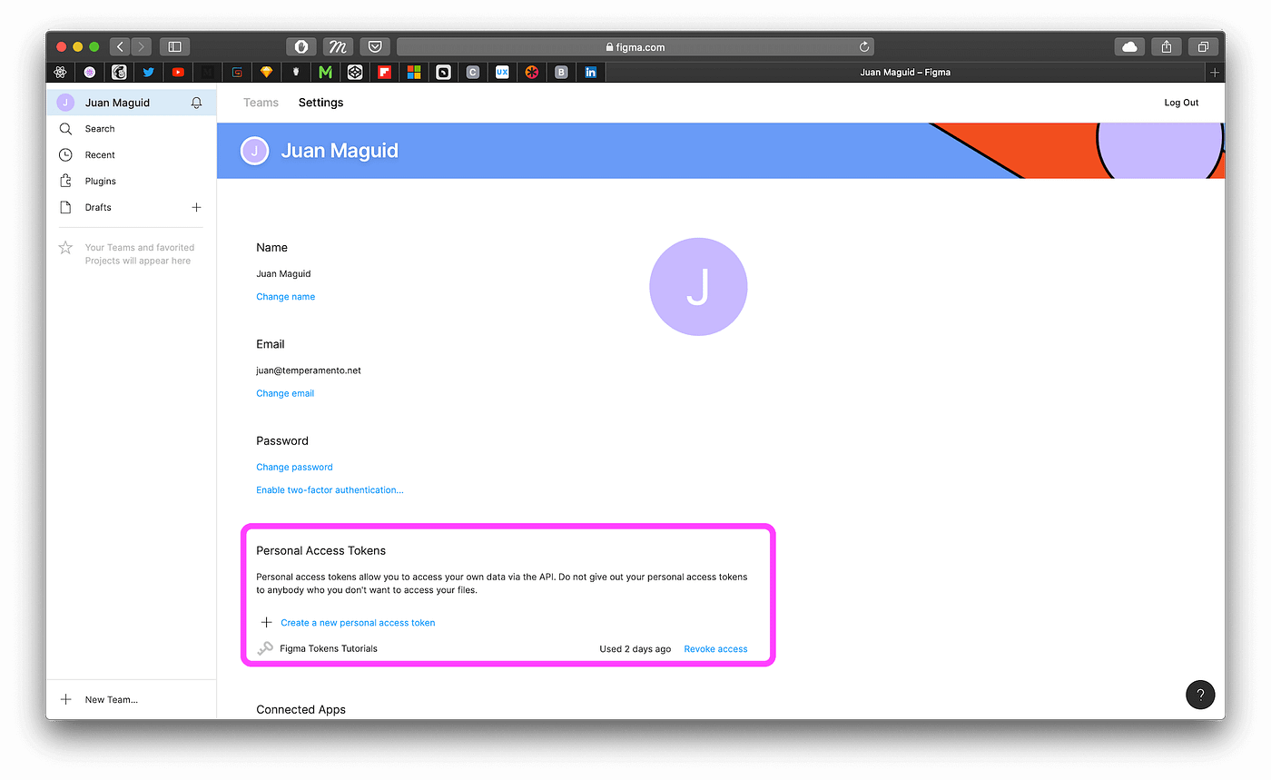 Tutorial How To Get Started With Figma Projects And Design Tokens By Juan Maguid