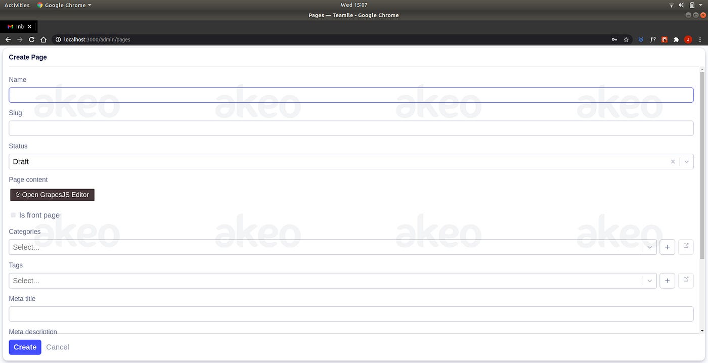 Content Management System with Grape JS and Keystone JS | by Jitendra | Akeo | Medium