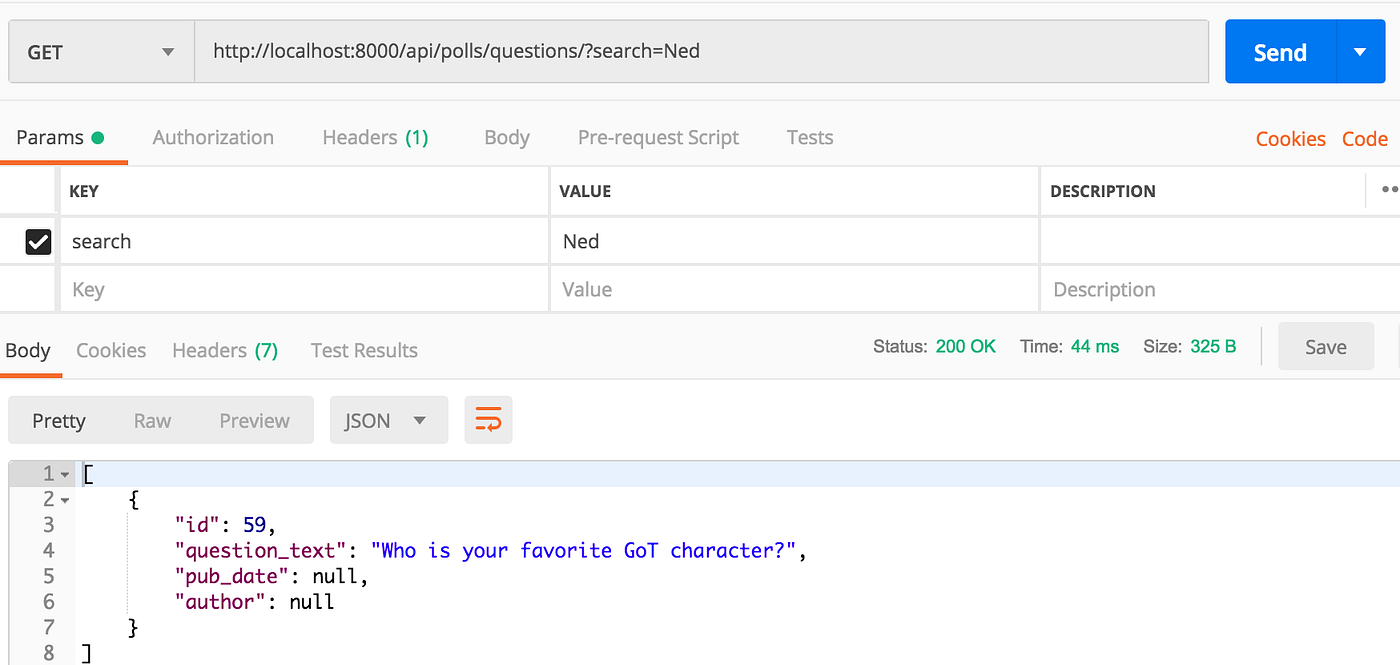 How to add Search functionality to a Django REST Framework powered app ...